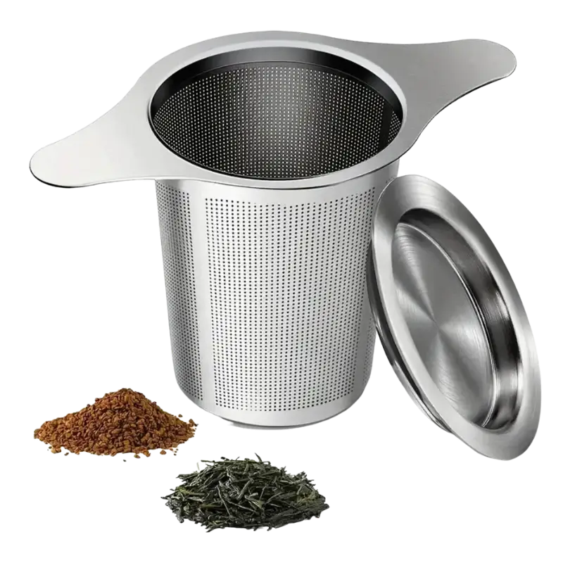 Stainless Steel Tea Infuser Fine Mesh Basket - Fusionary Formulas